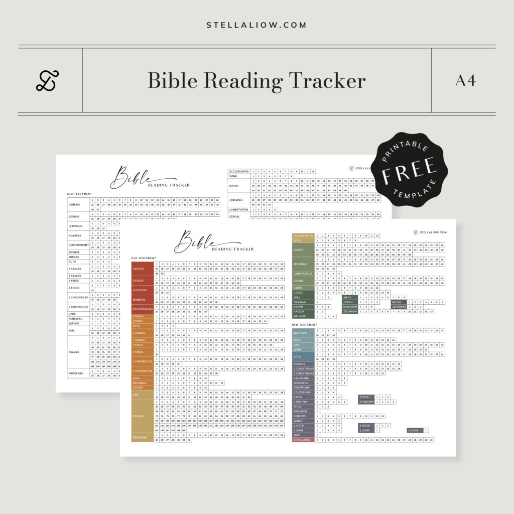 Bible Reading Tracker – stellaliow.com